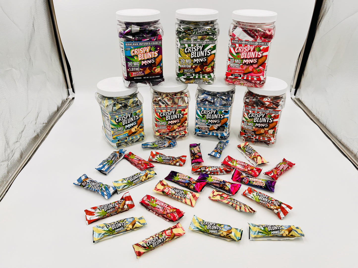 D9 minis 30mg each with Strawberry Crispy Blunts Cream Crispy Phyllo D ... D9 minis 30mg each with Strawberry Crispy Blunts Cream Crispy Phyllo D ...