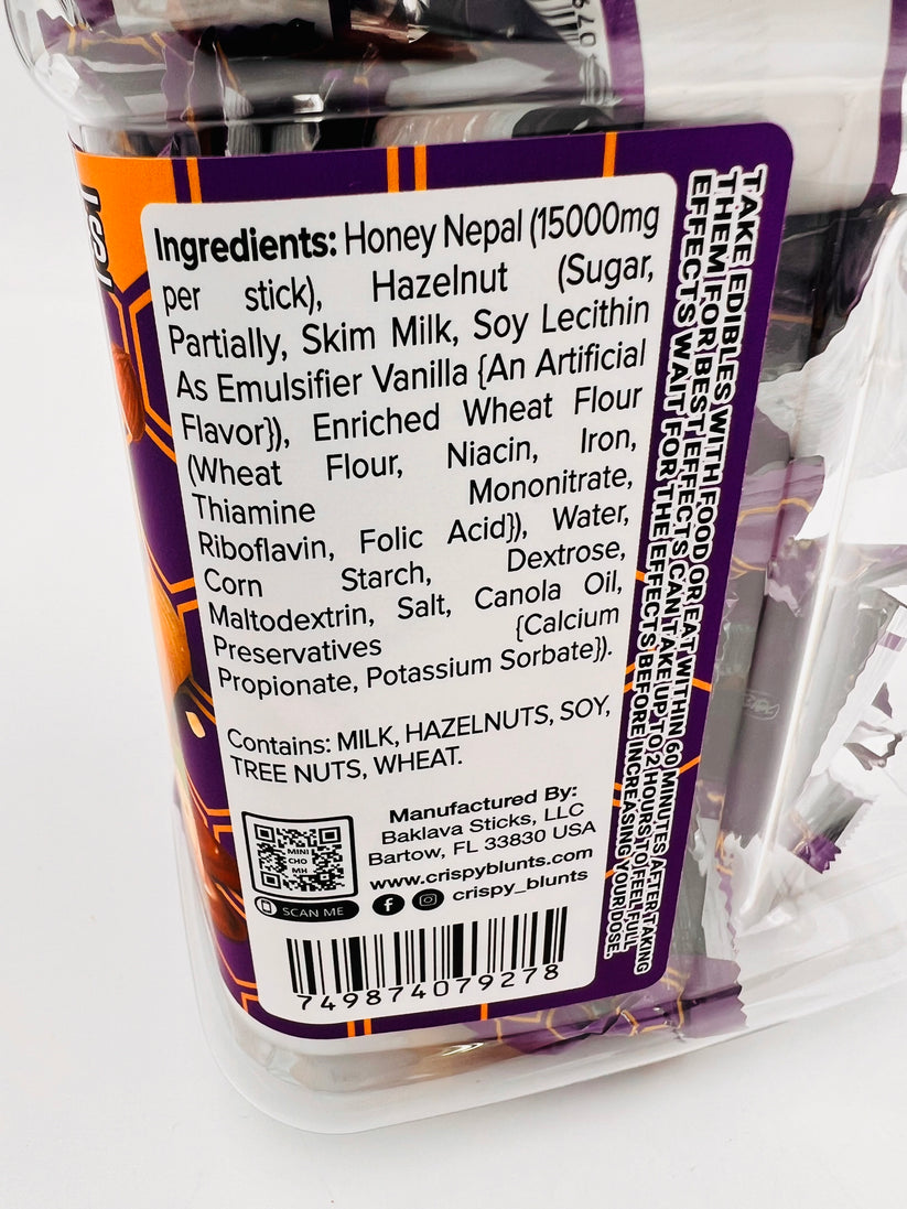 MAD HONEY minis 15000mg each with Hazelnut Chocolate Crispy Blunts Cre ...